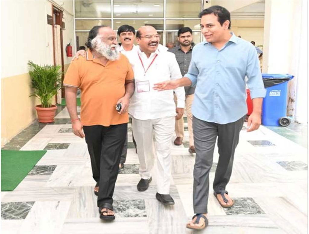Jagga Reddy Meets Minister KTR | HydNow