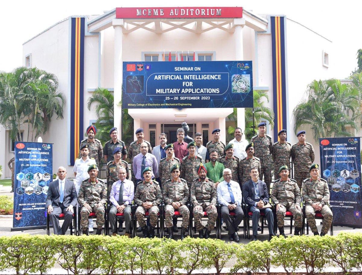 Seminar at MCEME on Artificial Intelligence for Military Applications ...
