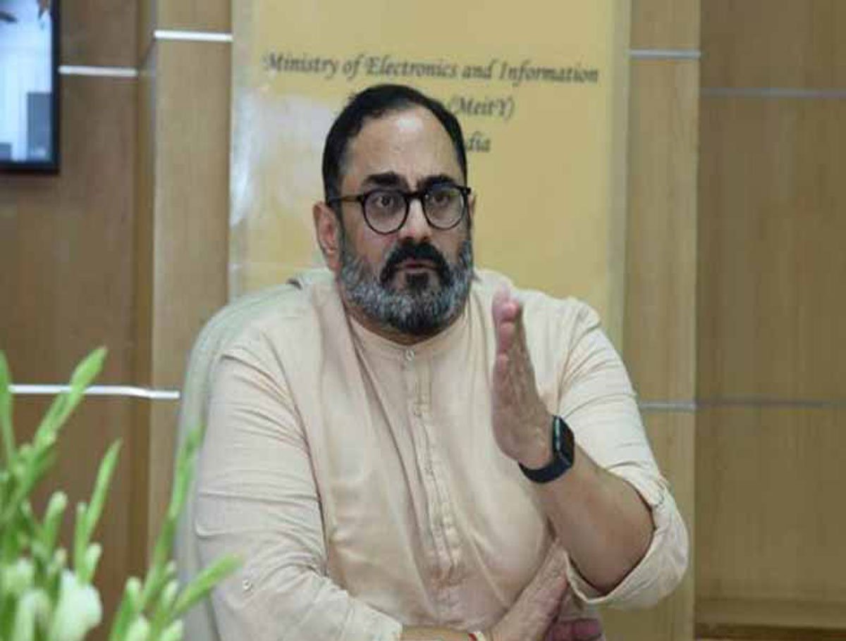 Minister Rajeev Chandrasekhar attends the South Knowledge Sharing ...